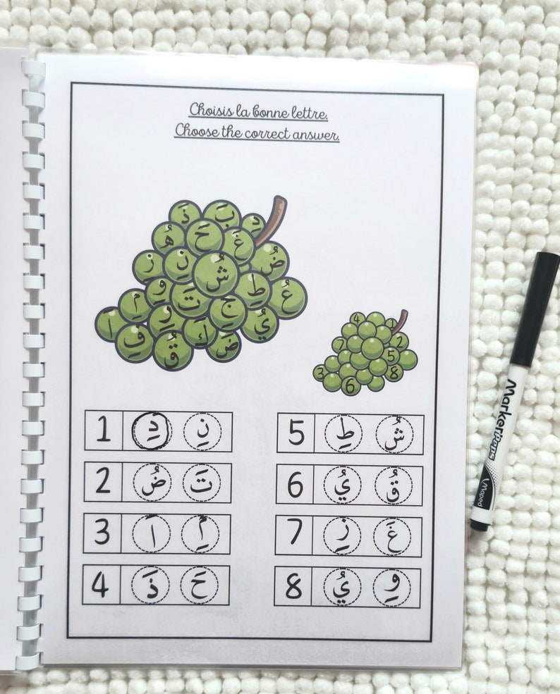 Arabic Letters With Vowels Busy Book - Etsy