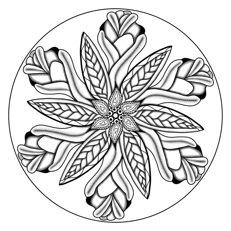 Mandala Coloring Book Part 1 - Etsy