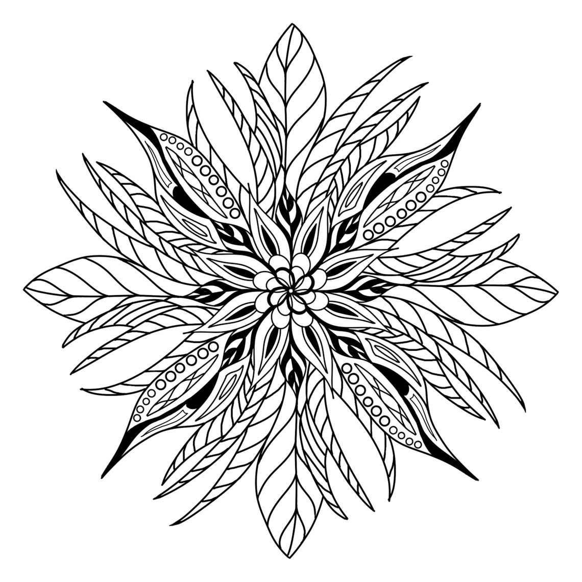 Mandala Coloring Book Part 1 - Etsy