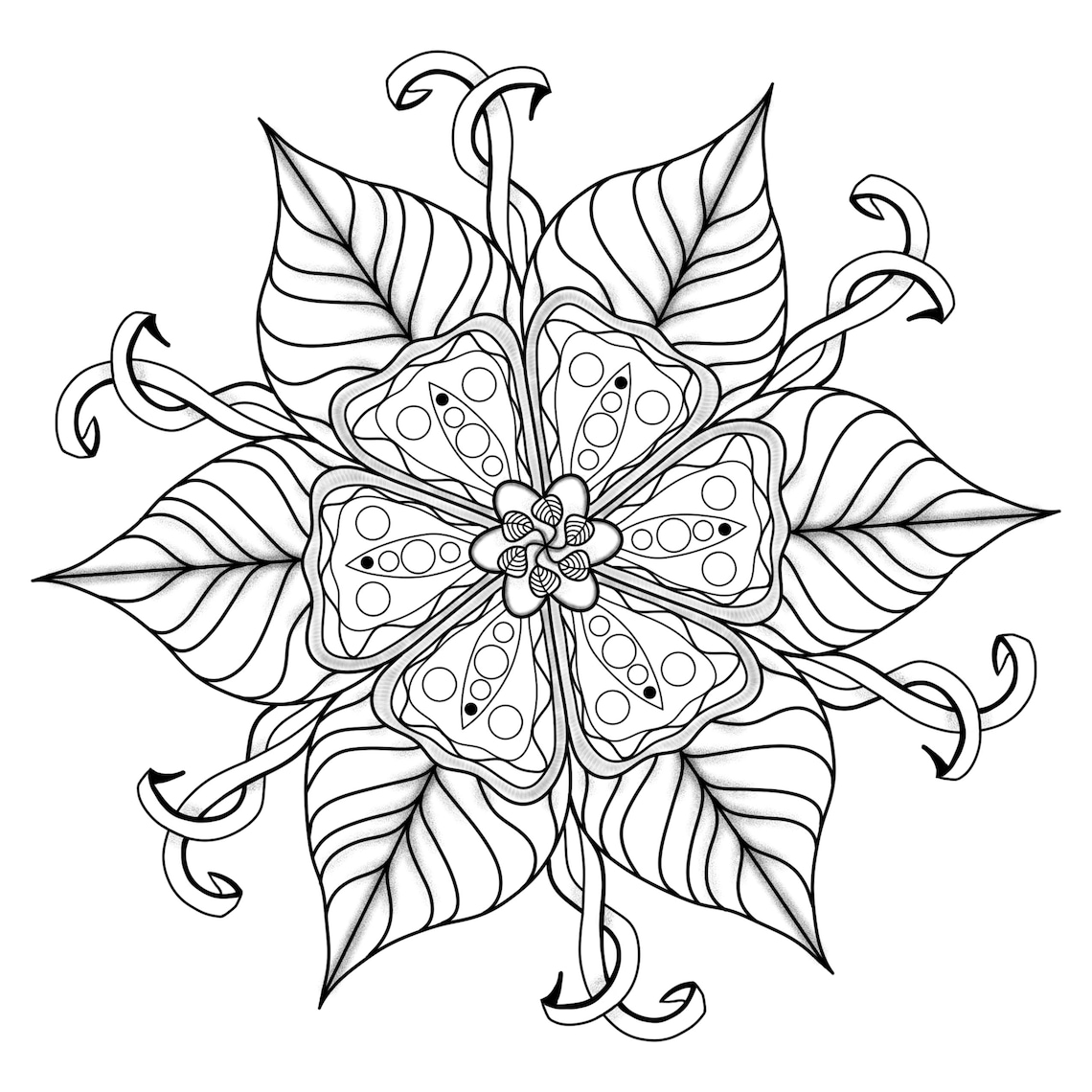 Mandala Coloring Book Part 1 - Etsy