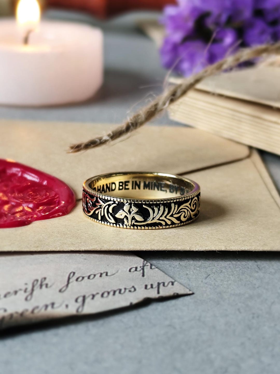 Divine Rivals Officially Licensed, Iris & Roman Wedding Ring, Divine ...