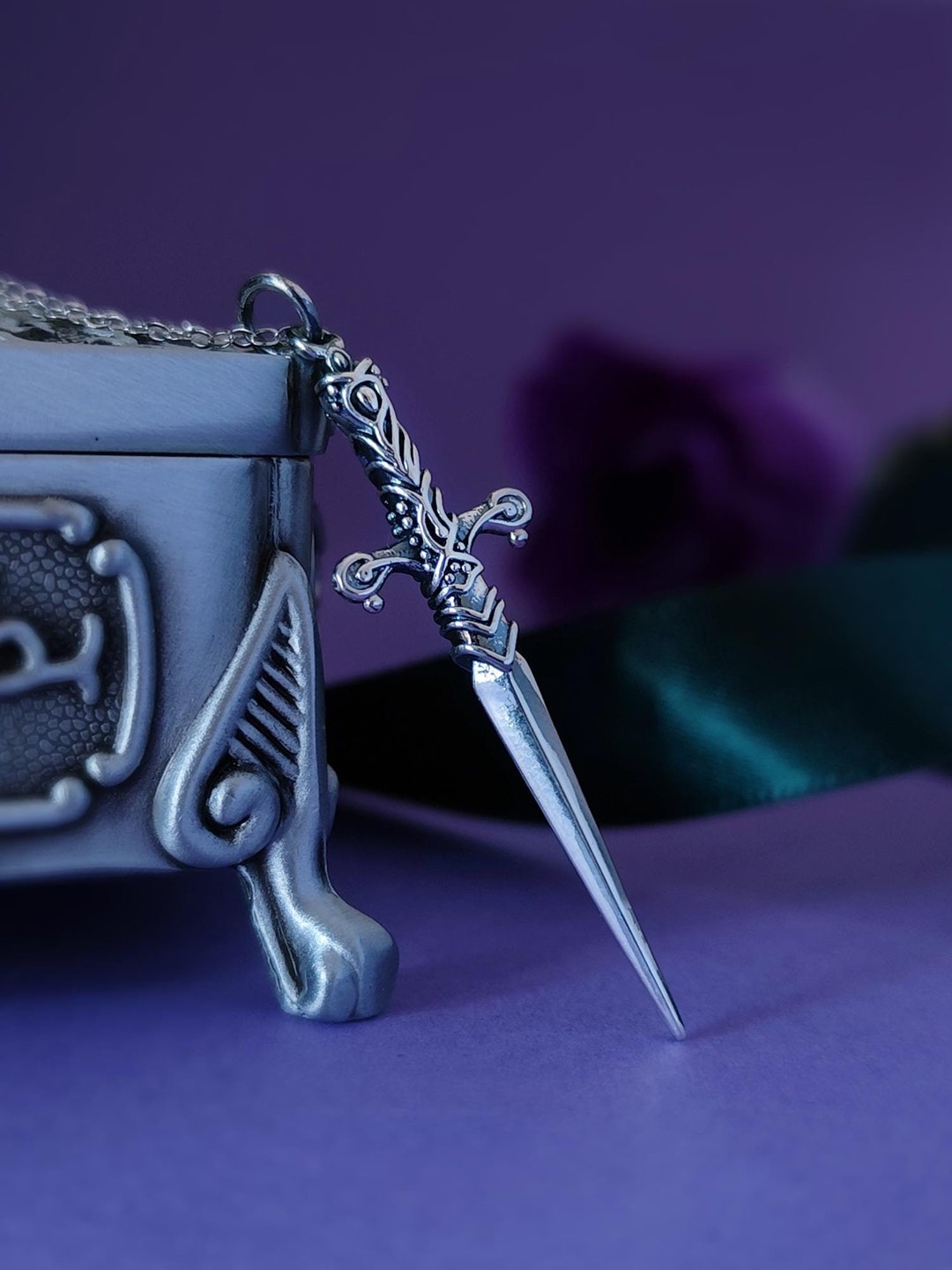 Powerless Officially Licensed, Paedyn Gray Dagger Necklace, Powerless ...