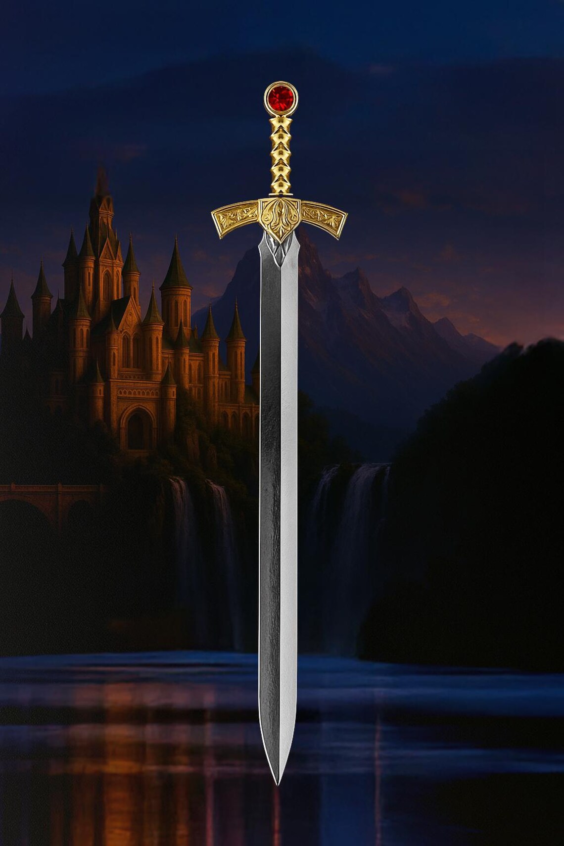 Throne of Glass Officially Licensed Goldryn Sword Hair Pin, Sword ...