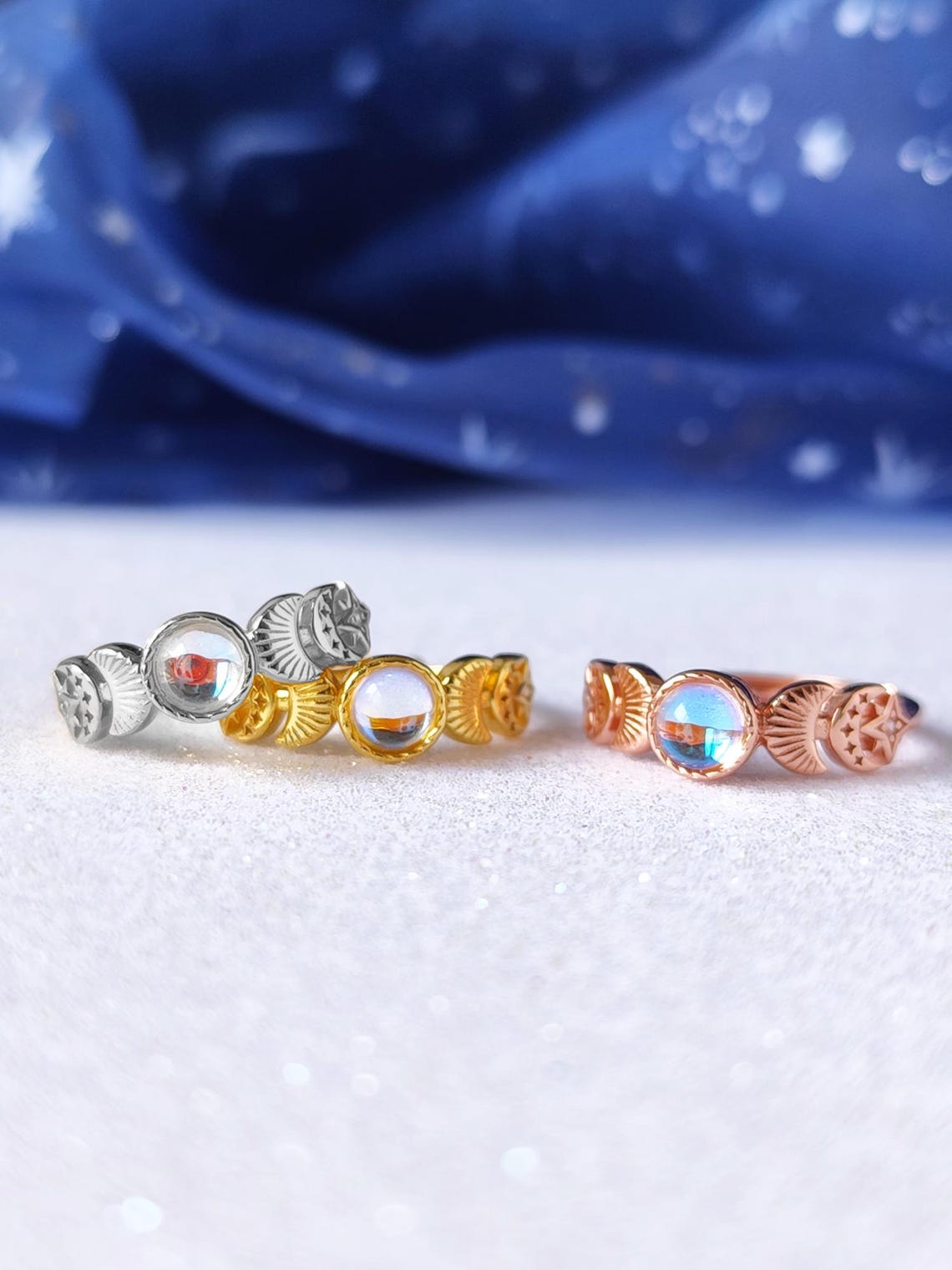 Acotar Officially Licensed, Feyre Tattoo Ring, Night Court, Moon Phases ...
