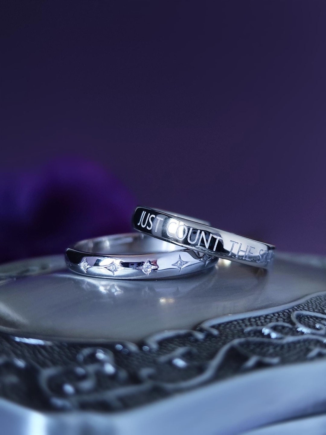 Powerless Officially Licensed, Set "just Count the Stars" Rings ...