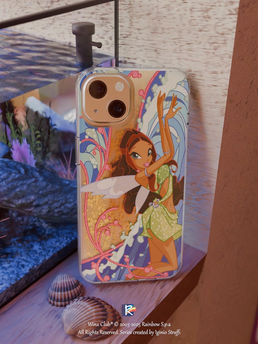 Winx Club Officially Licensed, Aisha Liquid Glitter iPhone and Samsung ...