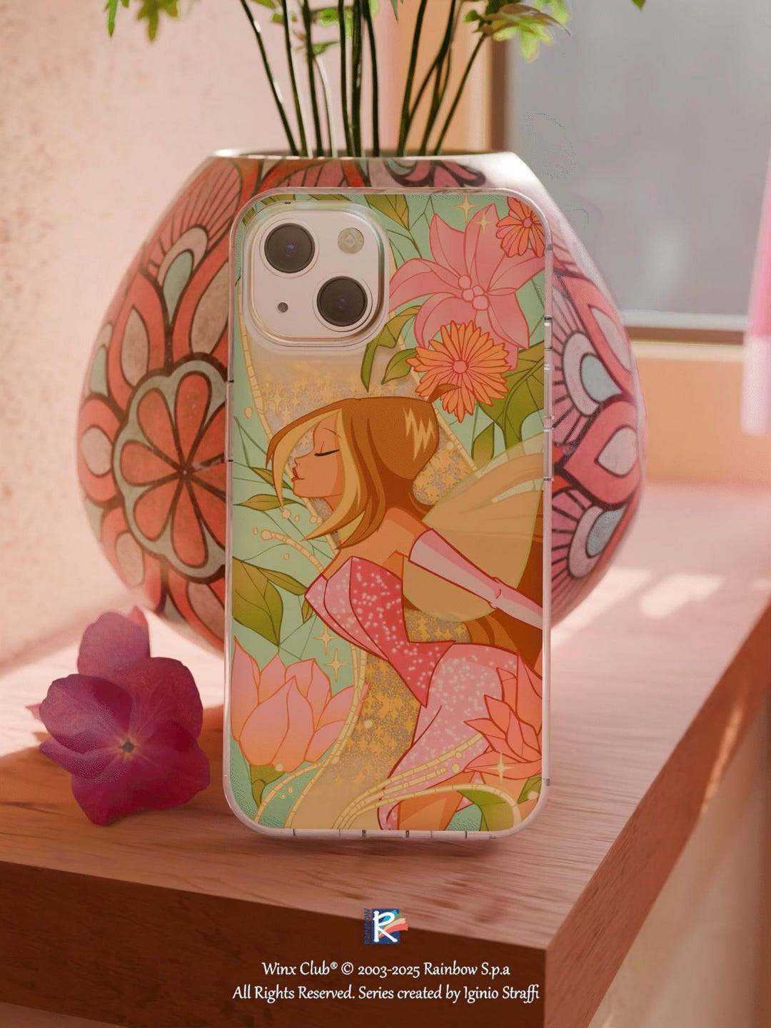 Winx Club Officially Licensed, Flora Liquid Glitter iPhone and Samsung ...