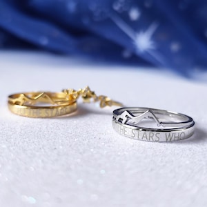 Acotar Officially Licensed, to the Stars Who Listen Rings, Feyre ...