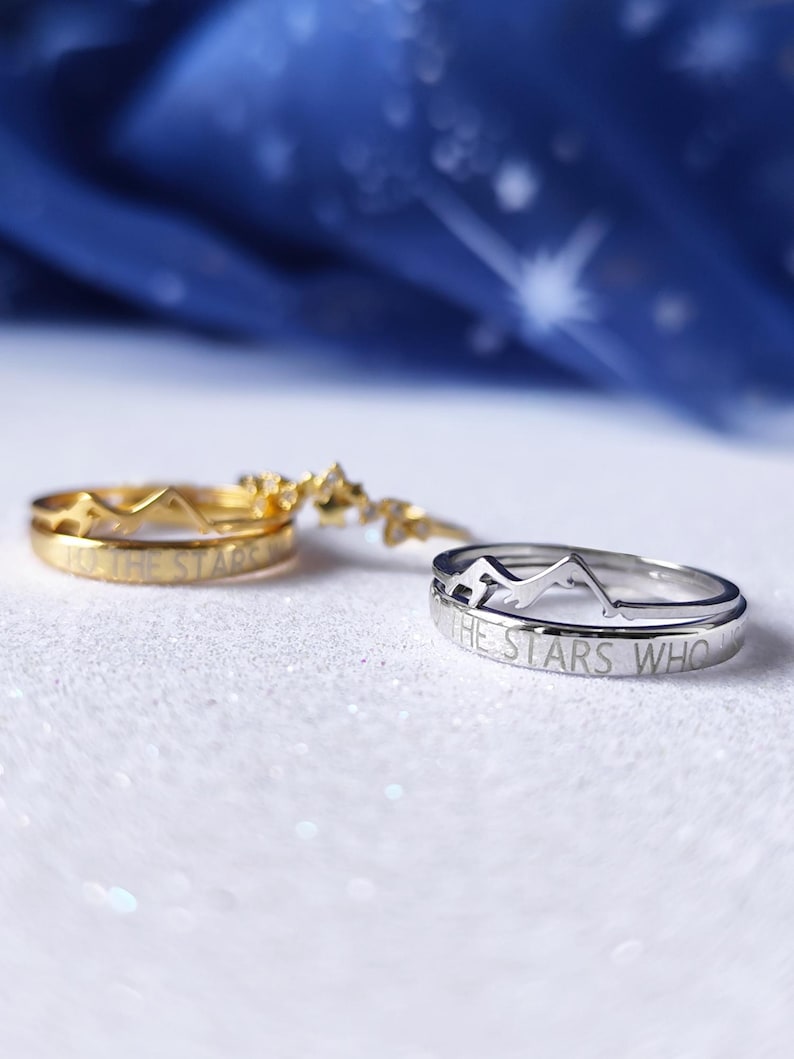 Acotar Officially Licensed, to the Stars Who Listen Rings, Feyre ...