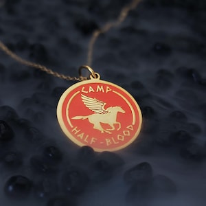 Percy Jackson Camp Half-blood Necklace, Percy Jackson Merch, Camp Half ...