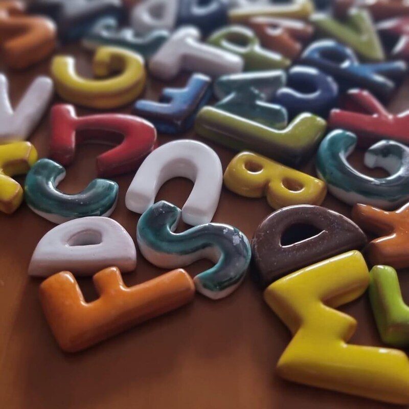Alphabet Magnets - Etsy