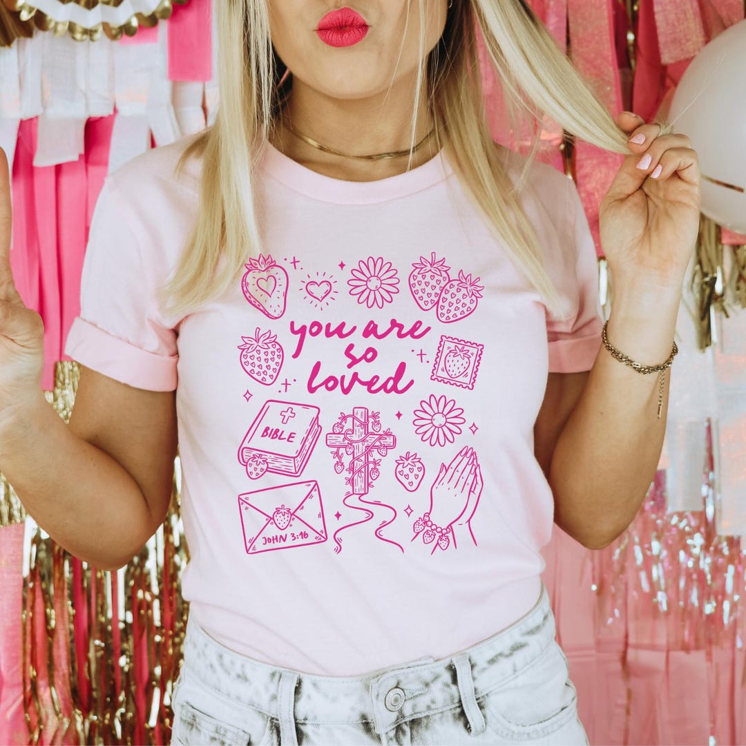 You Are so Love Pink DTF Transfer, Trendy Valentines, Heat Transfer ...
