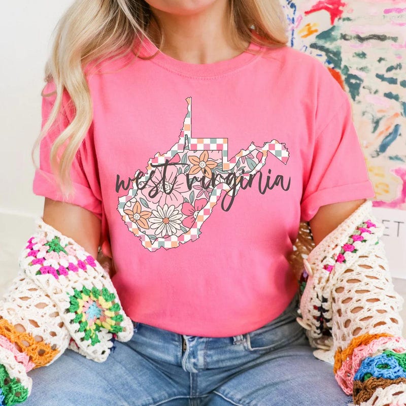 West Virginia Tshirt - Etsy