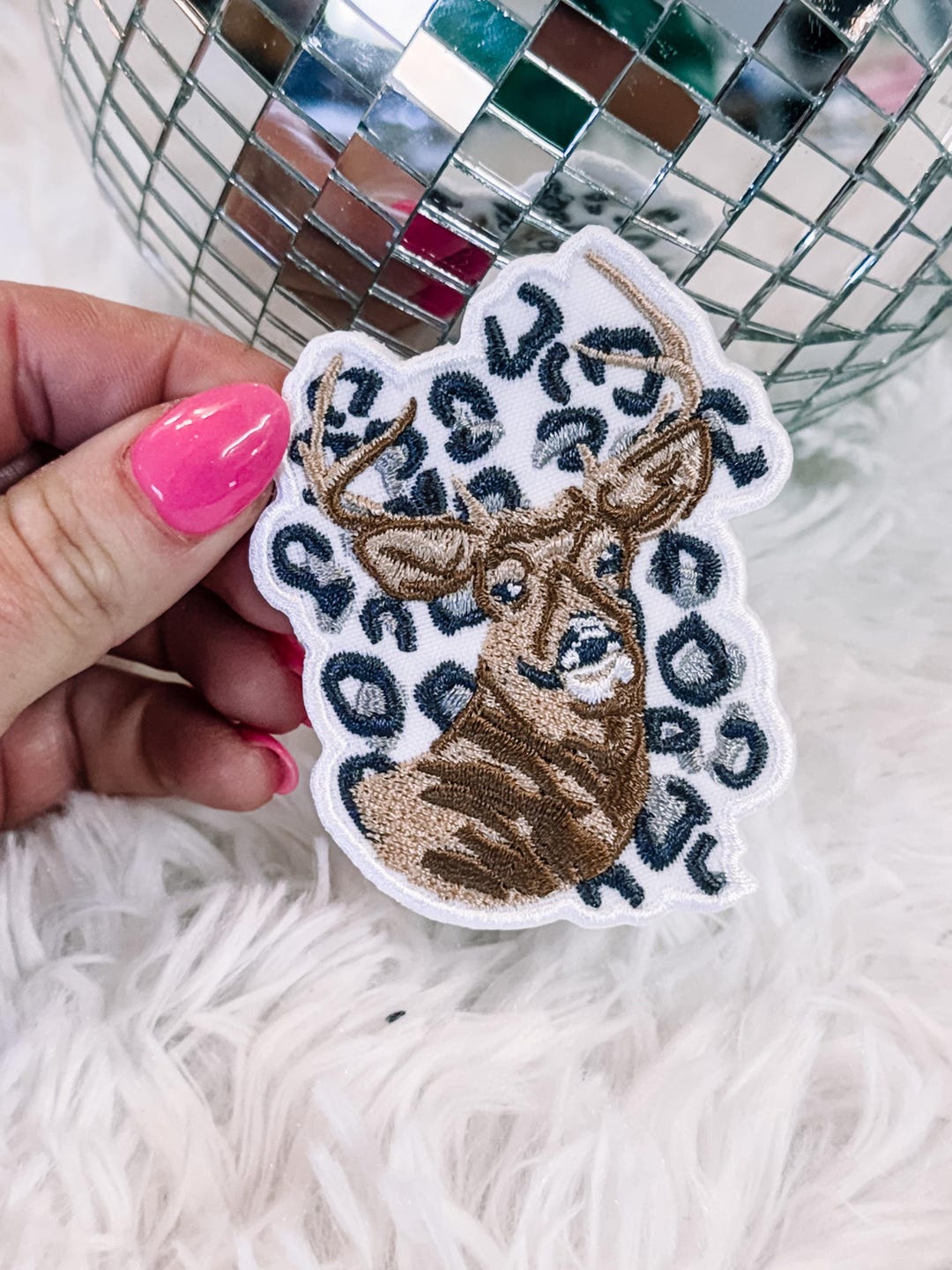 Leopard Deer Hunting Hat/pocket Patch,sports, Trendy Sporting Patch ...