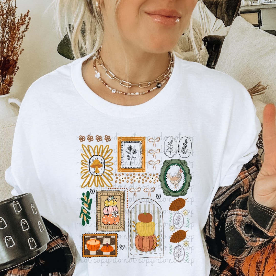 Fall Collage DTF Transfers, Fall, Autumn, Ready to Press, Heat Transfer ...