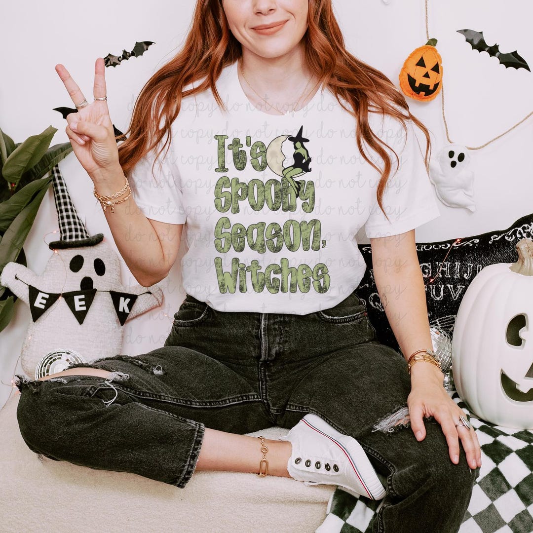 It's Spooky Season Witches DTF Transfer, Trendy Halloween, Exclusive, DTF, Ready to Press ...