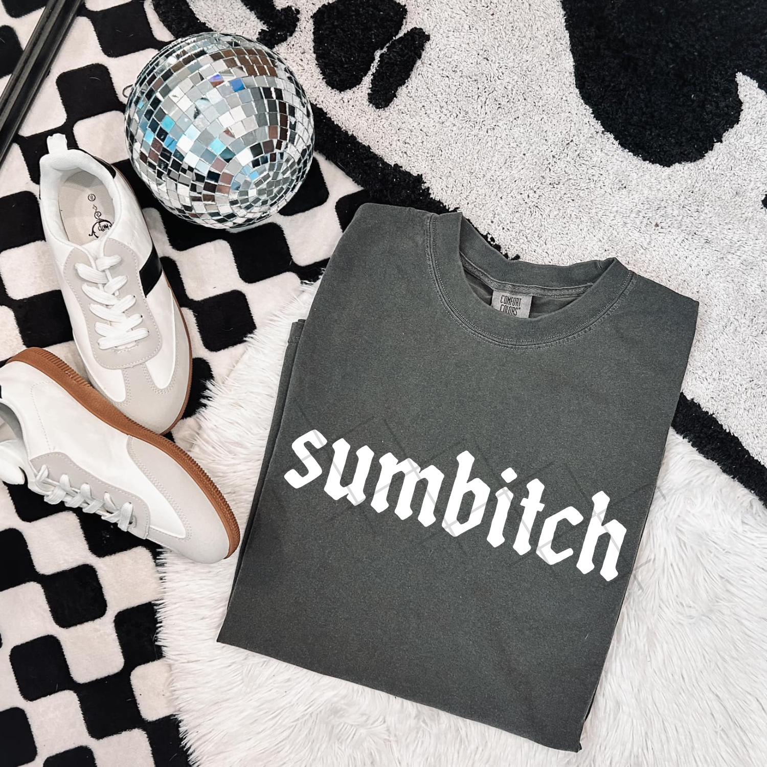 Sumbitch (white) PNG Digital Download, Trendy Shirt Design, Plant Mom ...