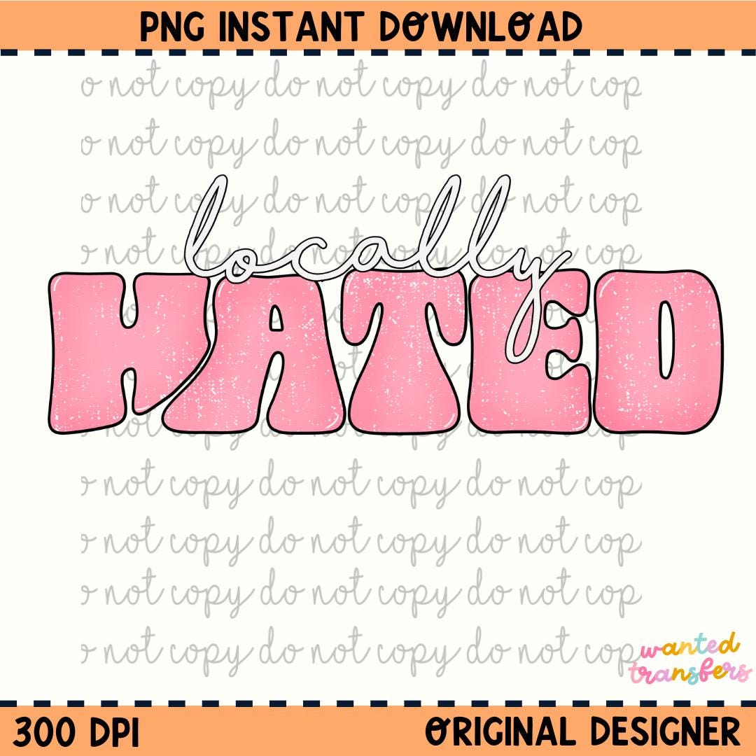 Locally Hated PNG, Trendy, Edgy Floral, Anti Love, Tattoo, Distressed ...