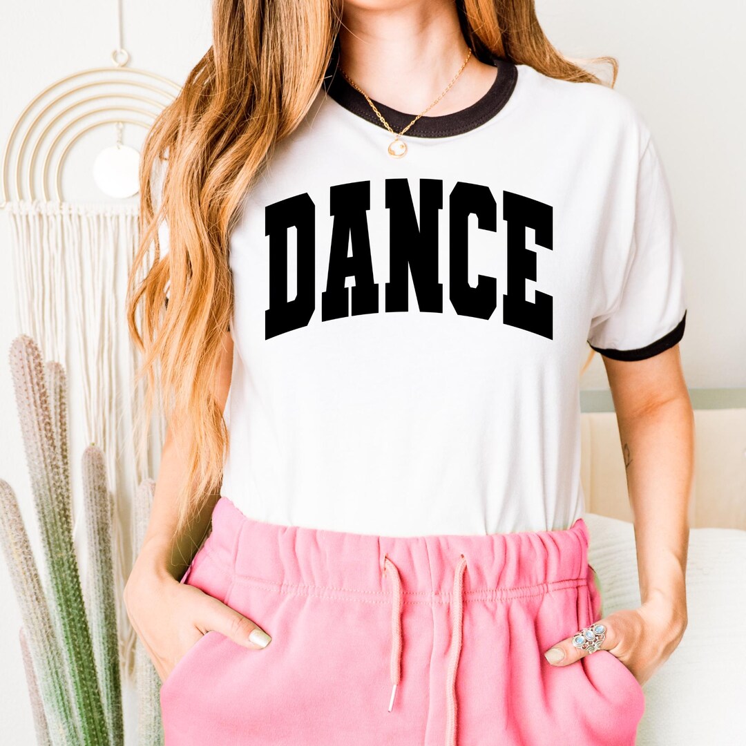 Dance Varsity Black Font DTF Transfer, Cheerleading DTF, Dance, Dance ...