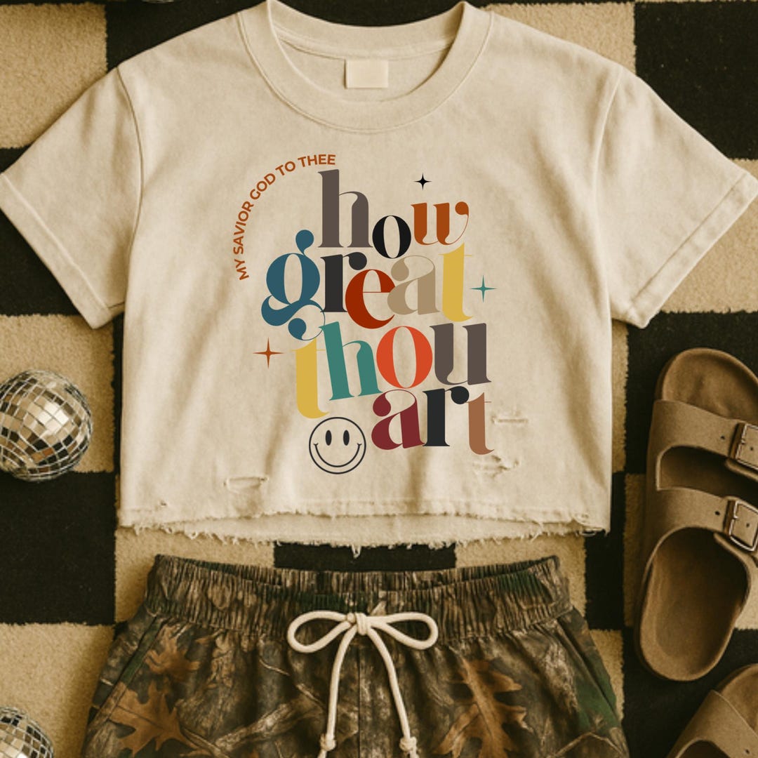 My Savior God to Thee Neutral Faith DTF Transfer, Trendy Faith, Heat ...