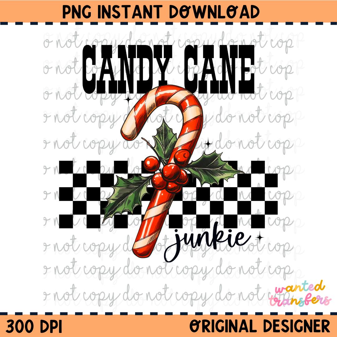 Candy Cane Junkie PNG, Christmas PNG, Nutcracker Christmas, Xmasdigital ...