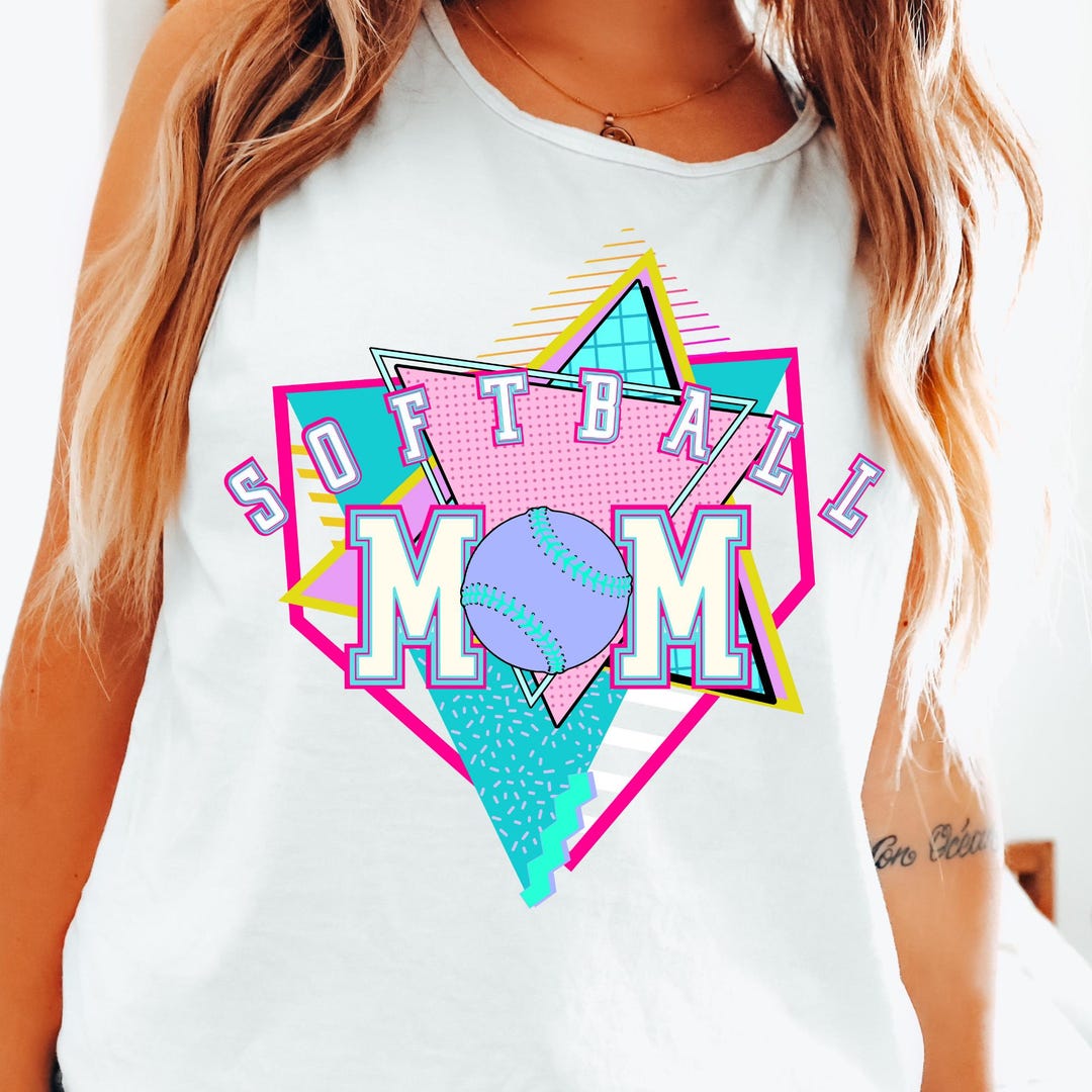 Softball Mom Drip Trend DTF Transfer, Trendy Sports Transfer, DTF, Heat ...