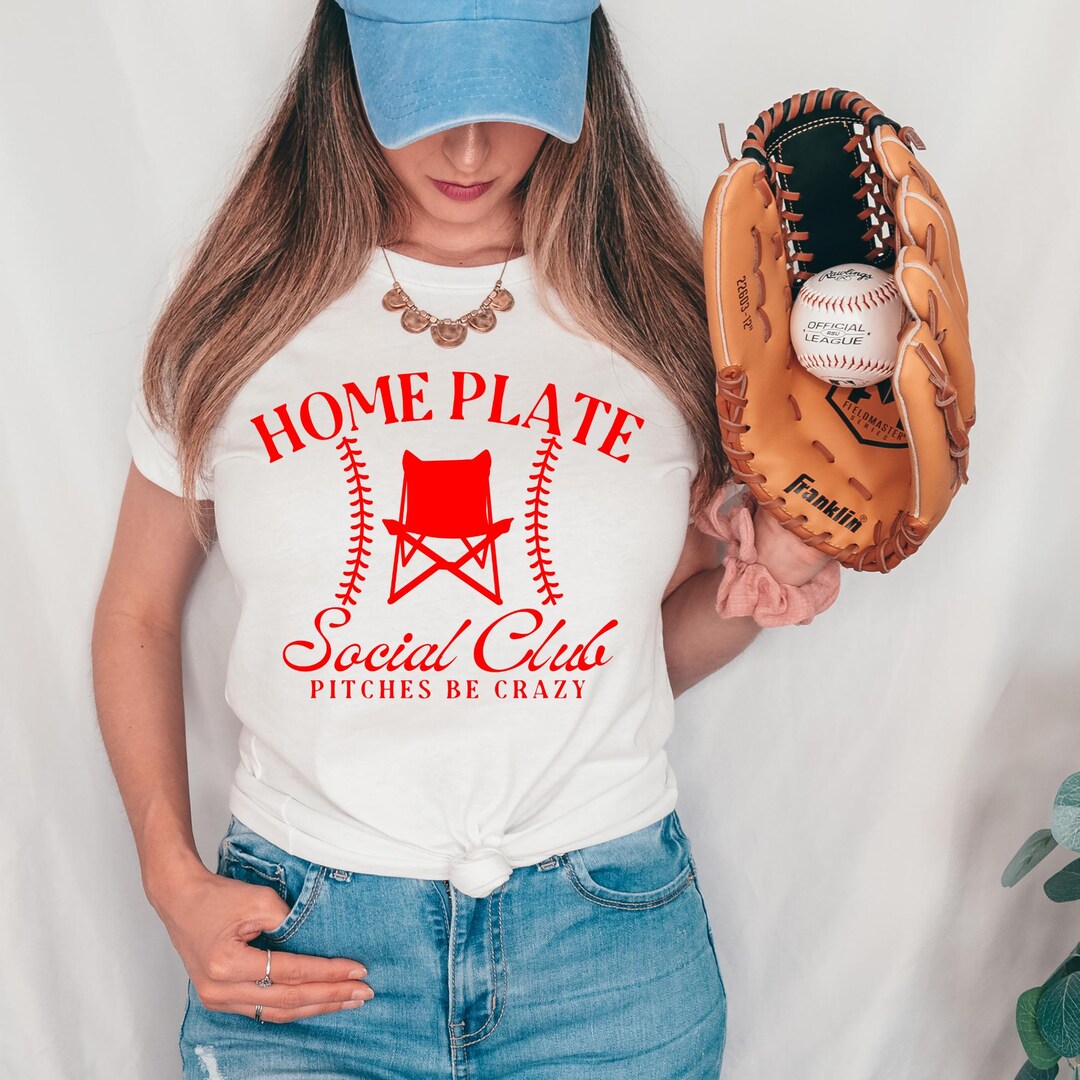 Home Plate Social Club Baseball Screen Print Transferscreen Print ...