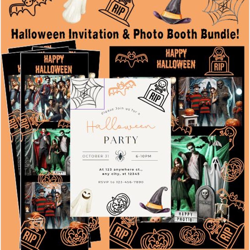 Halloween Photobooth - Etsy