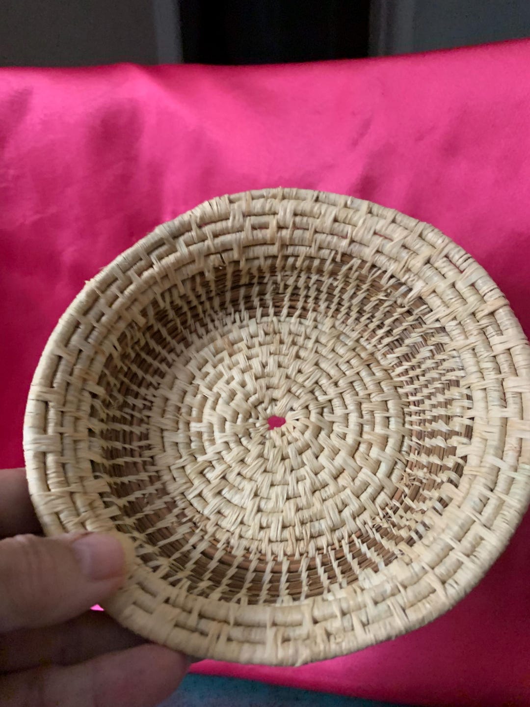 1A - Handmade Coiled Pine Needle Basket - Etsy