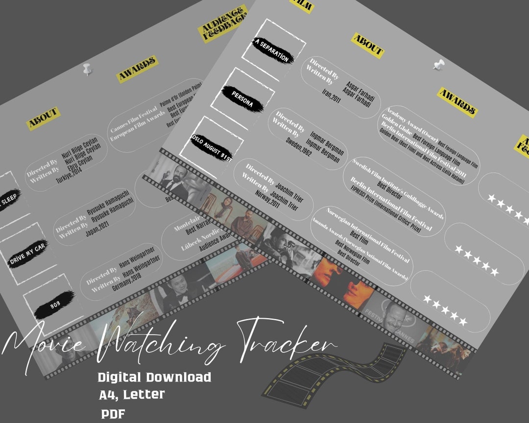 Selected Award Films Review & Rating Tracker, Personalized Movie ...