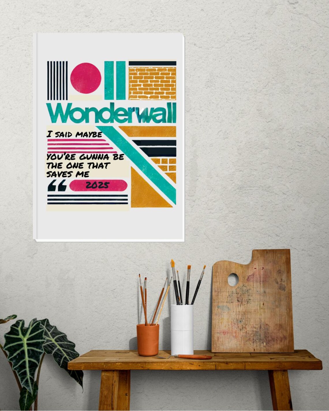 Wonderwall Vintage Minimalist Poster Museum Quality 30x40 Wall Art ...