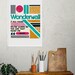 Wonderwall Vintage Minimalist Poster Museum Quality 30x40 Wall Art ...