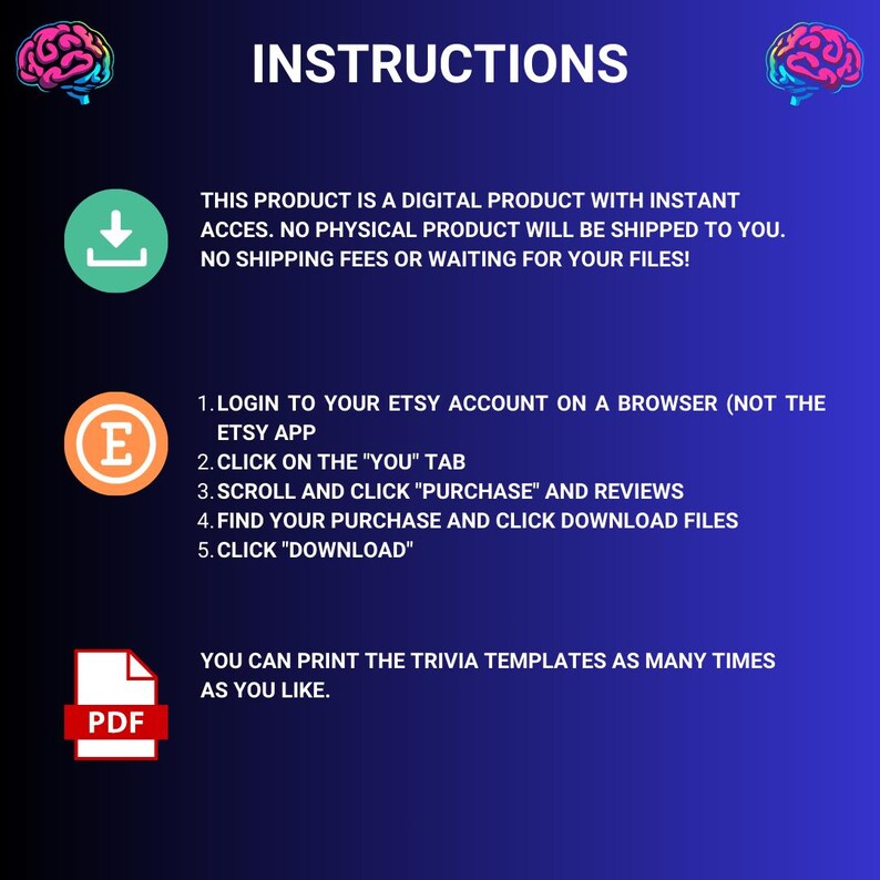 Trivia Quiz Bundle, Pubquiz, Game Night, Trivia Night, Printable Trivia ...