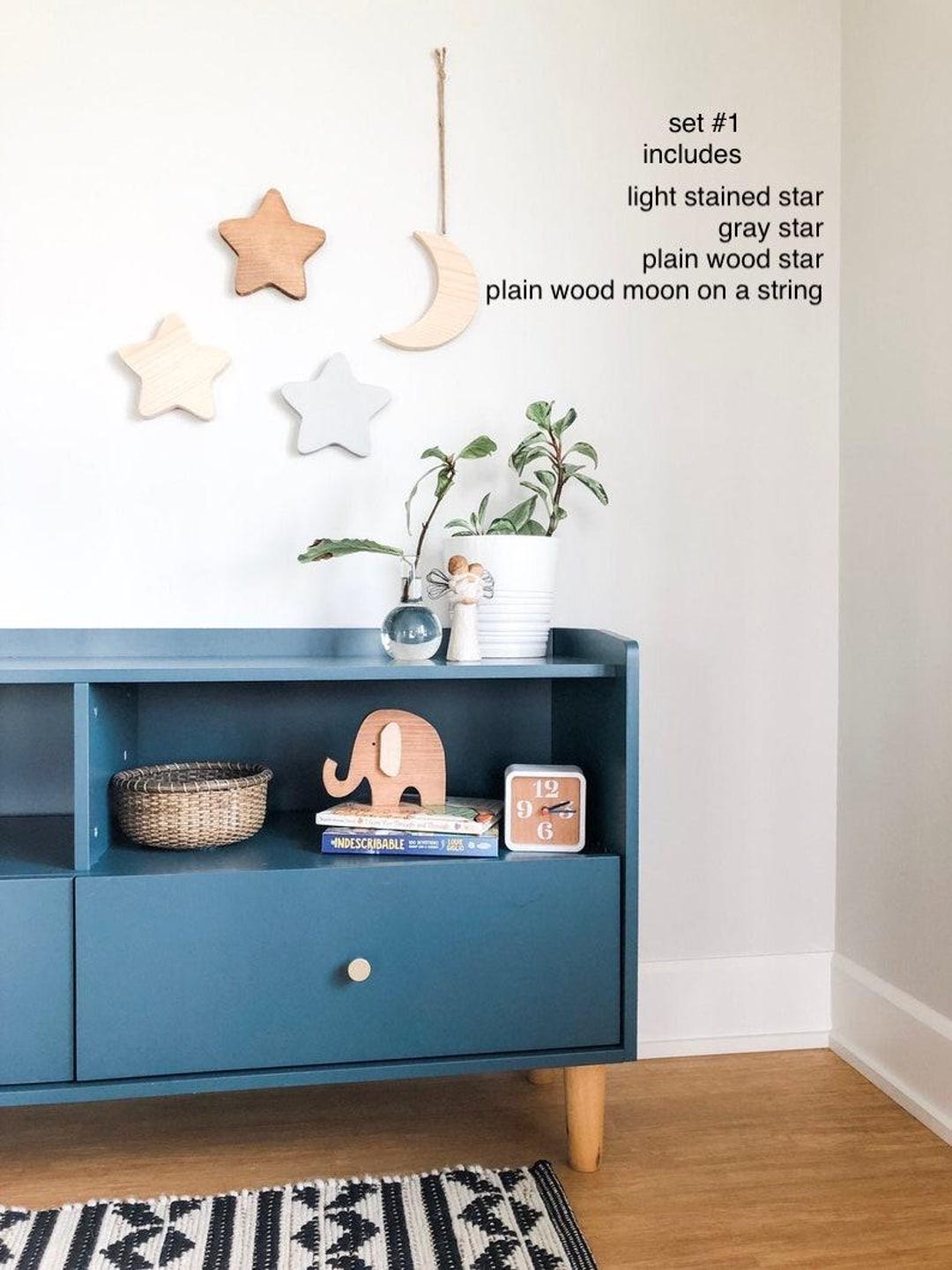 Wooden Star Nursery Decor: Scandinavian Kids Room Shelf Accessory - Etsy