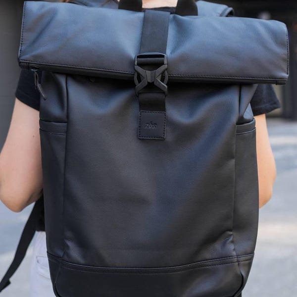 Rolltop Backpack - Etsy