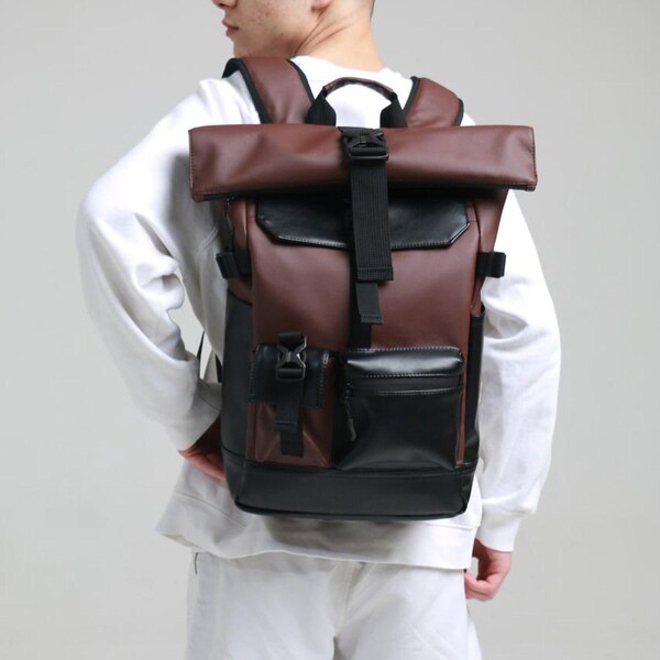 Rolltop Backpack - Etsy