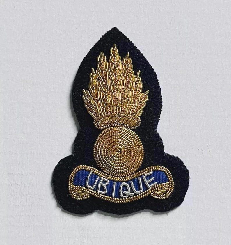 ROYAL ENGINEERS Officer,s Cap Badge, Beret/hat/side Cap Hand ...
