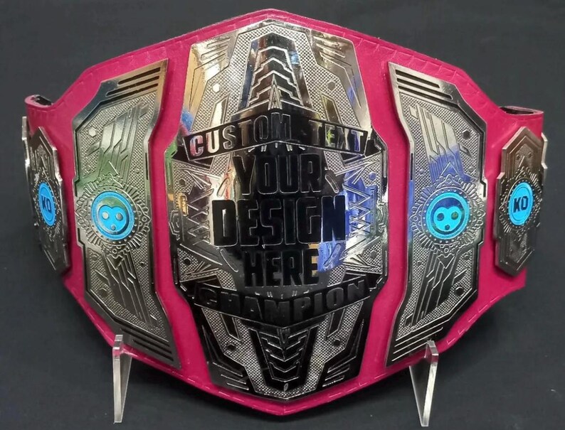 Wrestling ,boxing,mma Belt Display Stand / Case Turnbuckle Pad Display ...