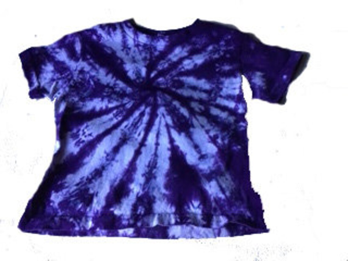 Tie Dyed Ultraviolet Purple Spider Web Design Short Sleeve | Etsy