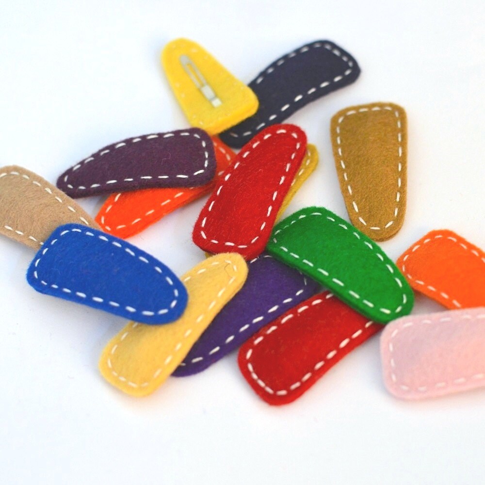 50 Colors Available Choose 4 Colors Set of 4 Felt Hair | Etsy