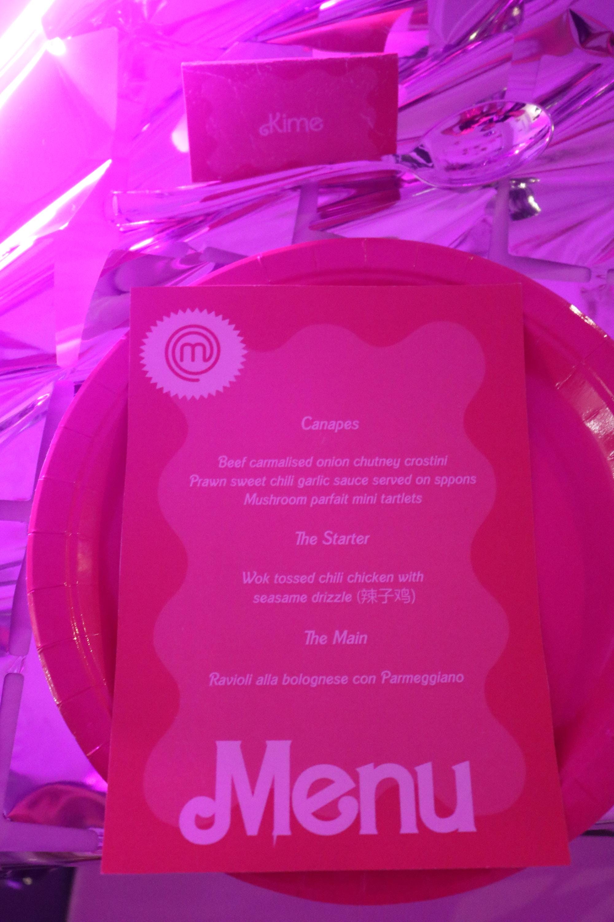 Editable Barbie Menu Template, Personalised Invite (kids Birthdays ...