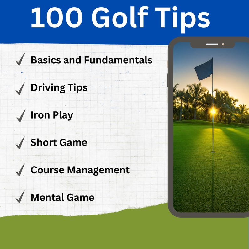 100 Golf Tips | Golt Tips for Beginners | Beginner's Golf Guide | Golf Learning Book | Golf ...