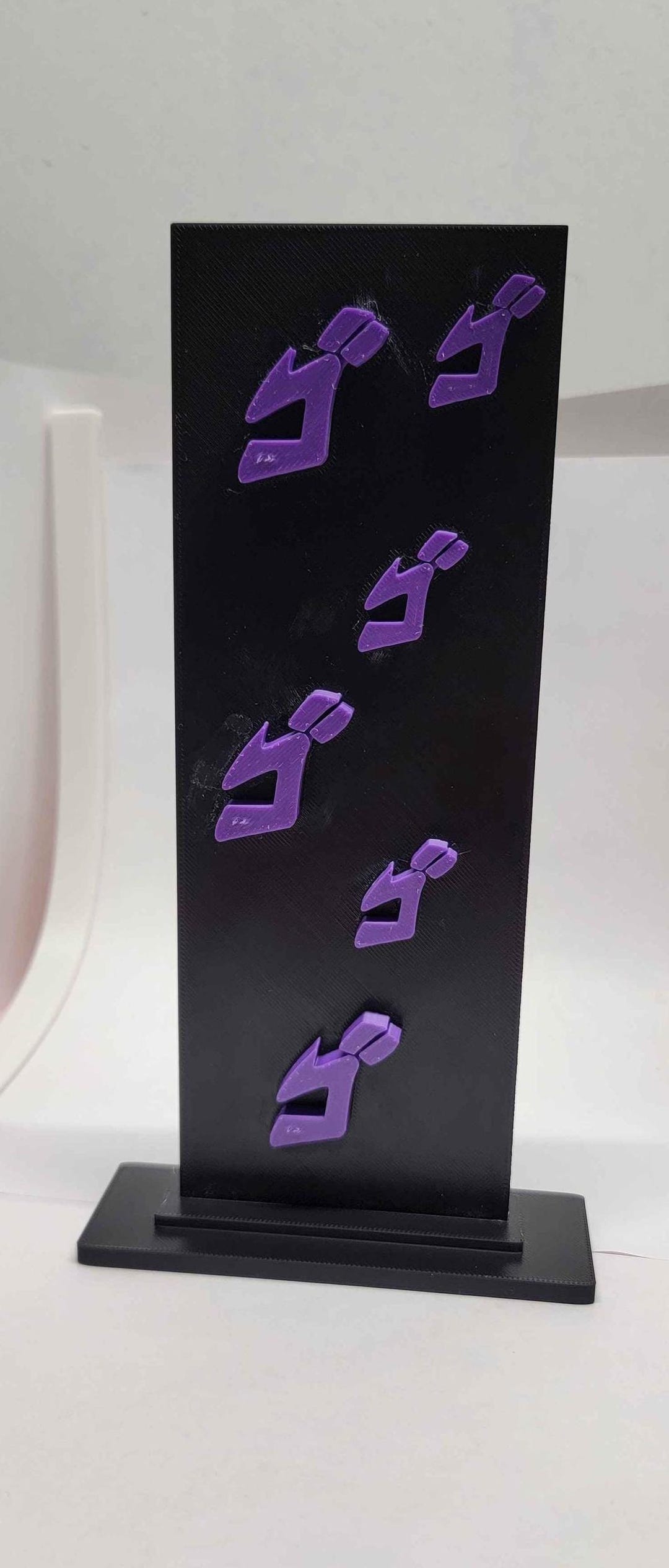 3d Printed Jojo's Bizarre Adventure Menacing Symbol Display Plaque - Etsy