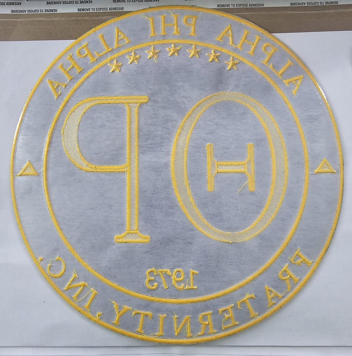 Embroidered Alpha Phi Alpha Fraternity Patch, Theta Rho Chapter 10" - Etsy