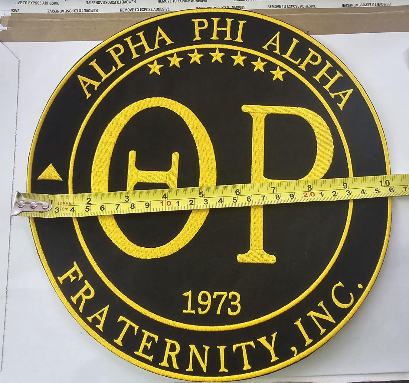 Alpha Phi Alpha Fraternity Patch 10" - Etsy