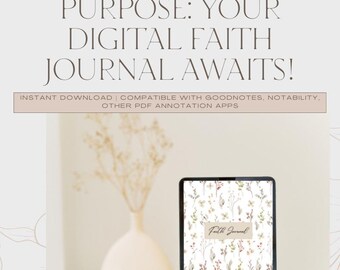 Digital Soul Care Journal | Digital Faith Journal | - Etsy