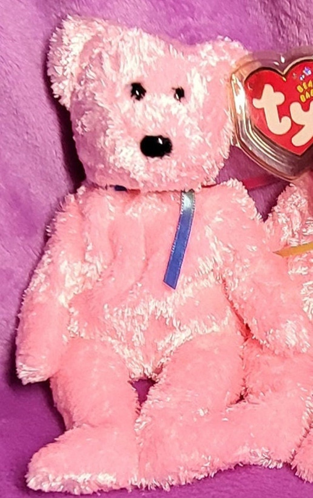 Ty - Beanie Baby - Sherbet - Light Pink - Style#:4560 - Etsy