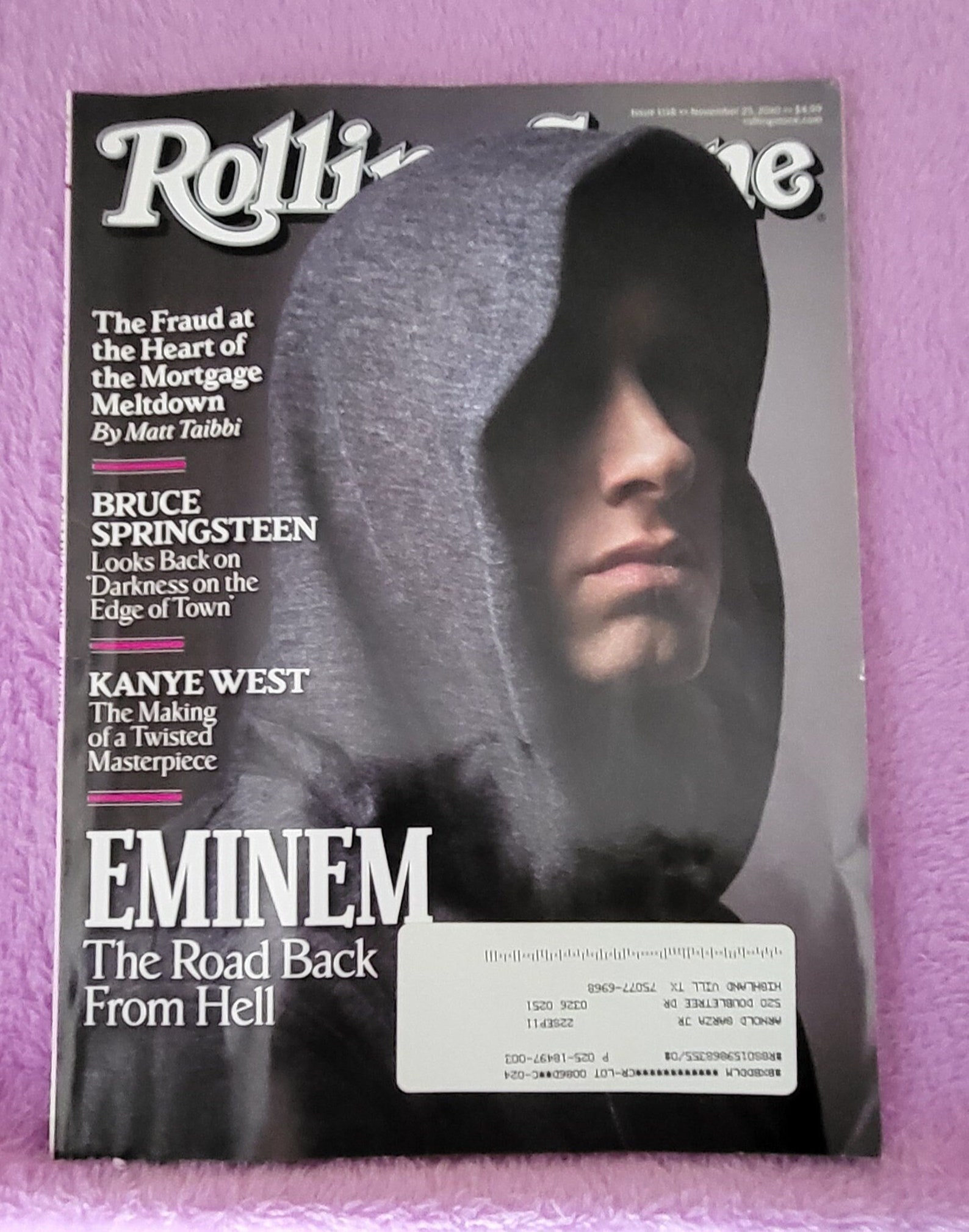 Rolling Stones - Issue: 1118 - November 25, 2010 - Eminem - Etsy