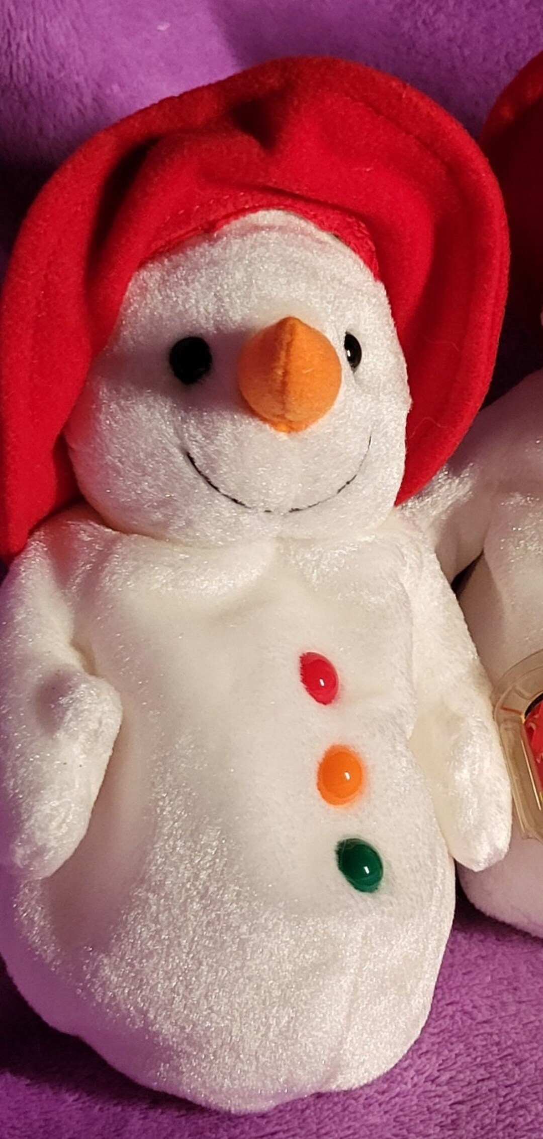 Ty Beanie Baby CHILLIN' the Snowman - Etsy