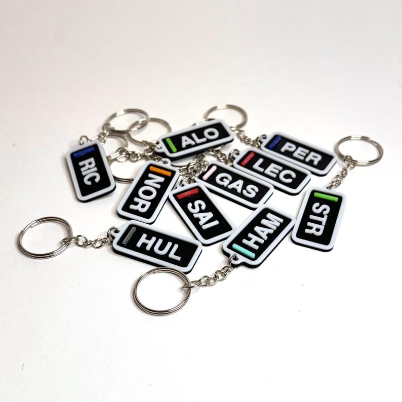 F1 Oliver Bearman Keychain Name Abbreviation F1 Driver Keychain - Etsy